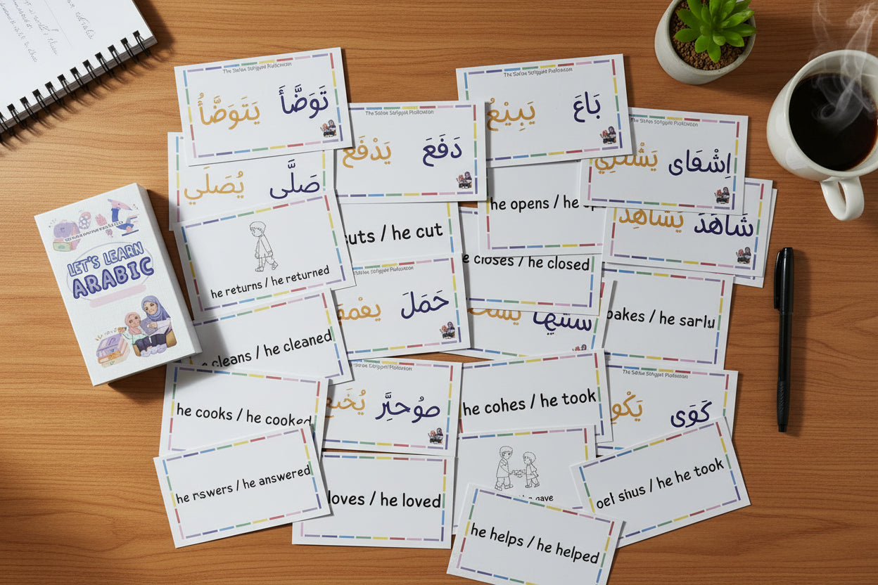 Arabic Flash Cards - Verbs – The Safaa Safiyyah Publication | Arabic ...